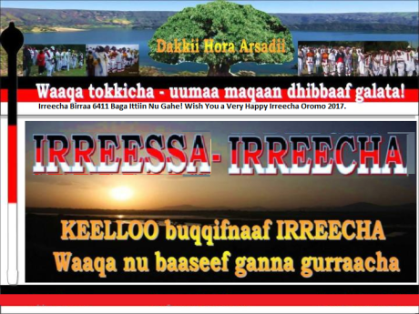 Irreecha 2017: The Oromo National And Cultural Holiday, Oromians in ...